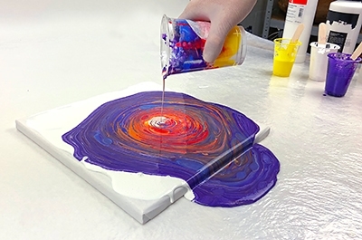 Fluid Painting Anleitung – Alle Techniken für’s Pouring | Das Acrylic ...