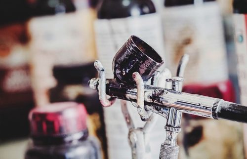 Airbrush Stencils - How to Use Stencils and Make your Own