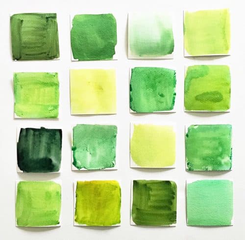 What Colors Make Green? – Tutorial How to Mix Different Shades of Green