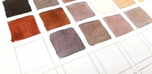 Watercolor Skin Tones - Create Your Own Watercolor Skin Tone Chart