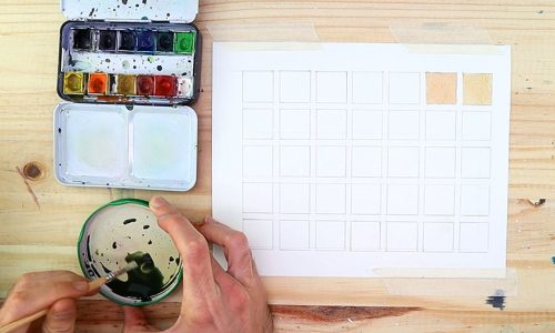 Watercolor Skin Tones - Create Your Own Watercolor Skin Tone Chart