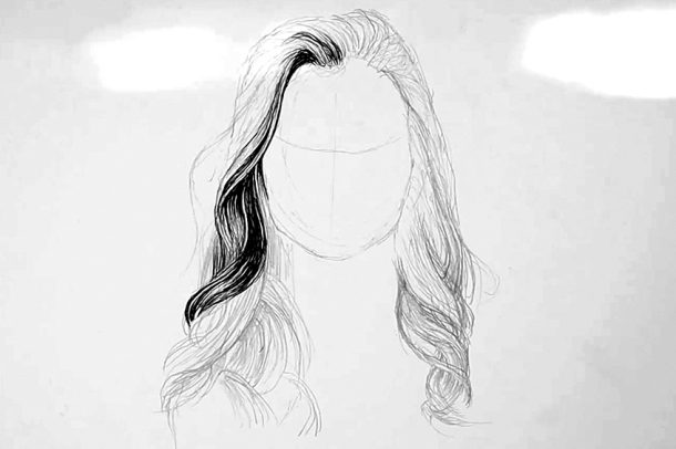 How to Draw Hair - Easy Method for Depicting Hair Tutorial