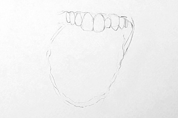 How to Draw a Tongue - A Realistic Tongue Drawing Tutorial