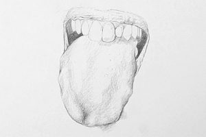How to Draw a Tongue - A Realistic Tongue Drawing Tutorial
