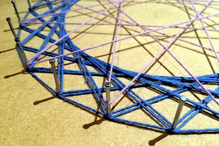 String Art Ideas - Designs and Patterns for Nail and String Crafts