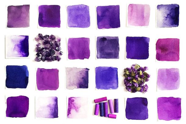 Como hacer color morado - Crear diferentes tonos de morado