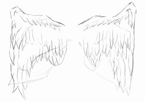 Wings Drawing - Create a Graceful and Angelic Wings Sketch