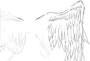 Wings Drawing - Create a Graceful and Angelic Wings Sketch