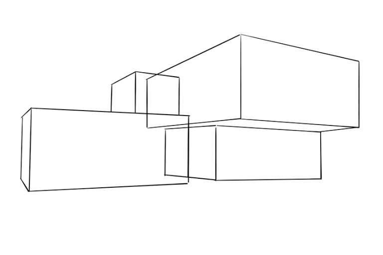 House Drawing - Create a Beautiful and Modern House Drawing