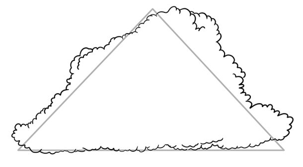 Clouds Drawing - Create a Fluffy Cloud Sketch