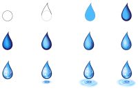 Water Drop Drawing - Learn to Draw Crystal Clear Water