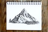 Mountain Drawing - Learn How to Draw a Picturesque Mountain