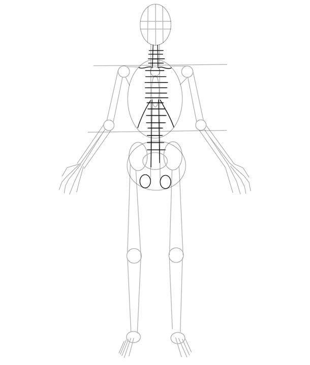 Skeleton Drawing - Create an Easy Skeleton Drawing