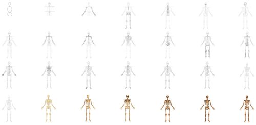 Skeleton Drawing - Create an Easy Skeleton Drawing