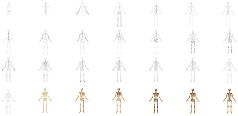 Skeleton Drawing - Create an Easy Skeleton Drawing