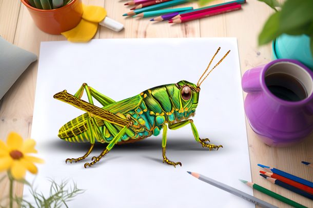 Grasshopper Drawing - Create an Intricate Grasshopper Sketch