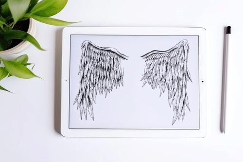 Como dibujar alas - Crea un majestuoso dibujo de alas