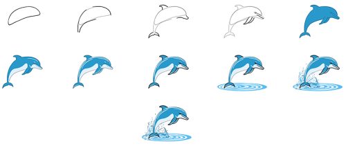 Dolphin Drawing - Create a Graceful Dolphin Sketch