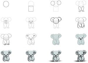 Koala Drawing - Create a Cute and Cuddly Koala Bear