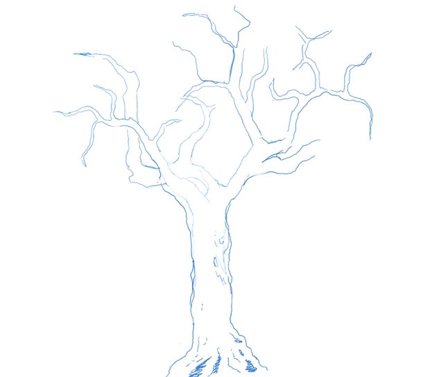 Tree Drawing - An Easy Tutorial for Beginner Artists