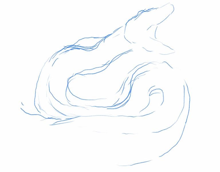 Snake Drawing - An Easy Guide to a Realistically-Shaped Snake