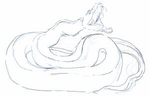 Snake Drawing - An Easy Guide to a Realistically-Shaped Snake