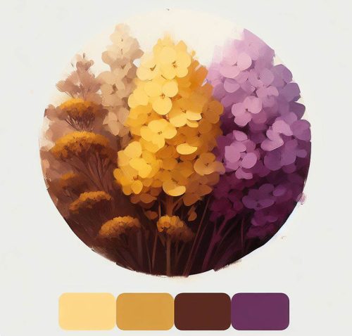 What Does Yellow and Purple Make? When Yellow Meets Purple