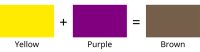 What Does Yellow and Purple Make? When Yellow Meets Purple