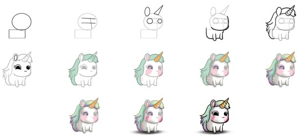 Unicorn Drawing - Drawing Fantastical Creatures