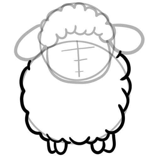 Sheep Drawing - Drawing Woolly Wonders