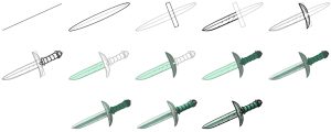 Sword Drawing - A Guide to Drawing Epic Blades