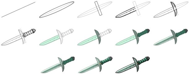 Sword Drawing - A Guide to Drawing Epic Blades