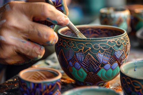 How to Paint Cups - Tea-riffic Transformations