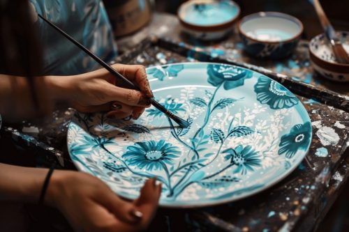 How to Paint Plates - From Kitchen to Canvas