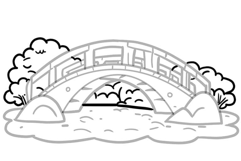 Bridge Drawing - 17 Steps to Drawing Structural Marvels