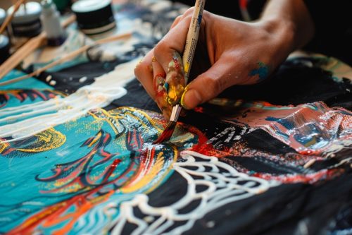 How to Paint a T-Shirt - From Blank Canvas to Fashion Statement