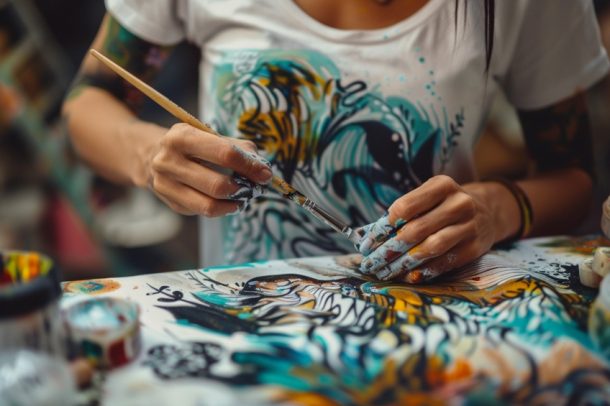 How to Paint a T-Shirt - From Blank Canvas to Fashion Statement