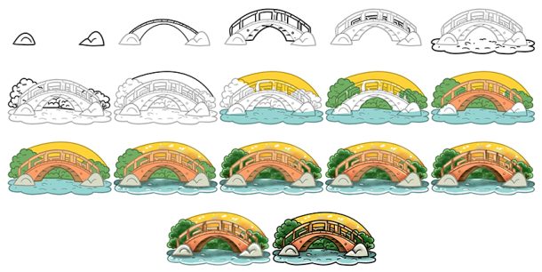 Bridge Drawing - 17 Steps to Drawing Structural Marvels